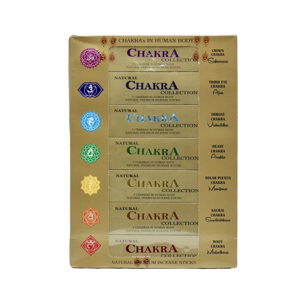 Ayurvedic 7 Chakra Incense Sticks Collection Set | Earths Elements