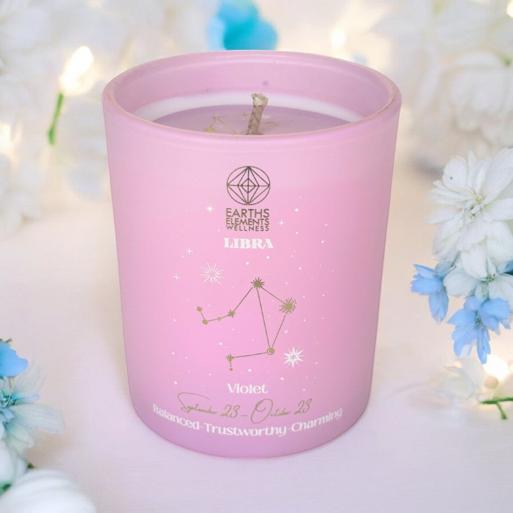 Libra Zodiac Candle | Earths Elements
