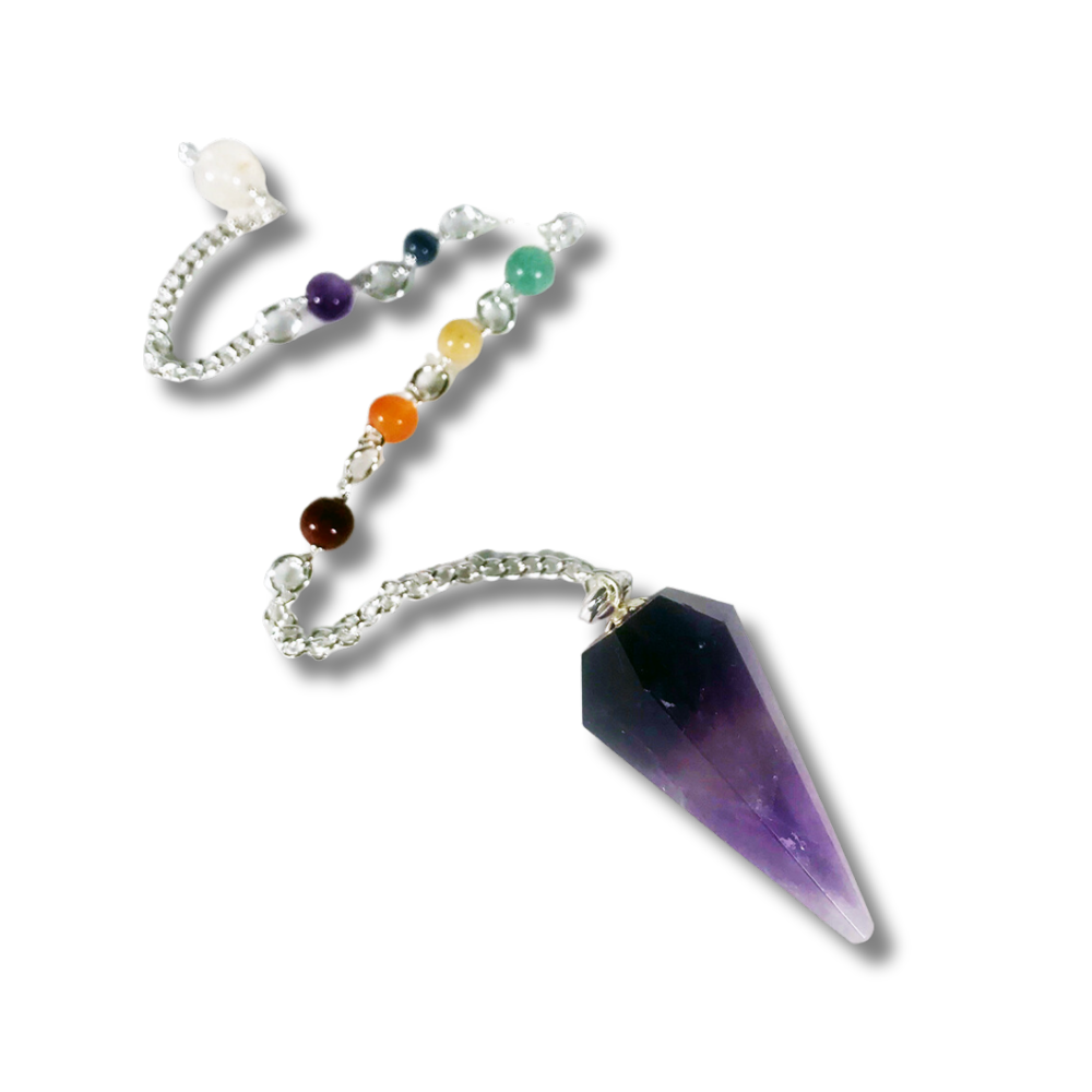 Chakra Pendulum Amethyst | Earths Elements