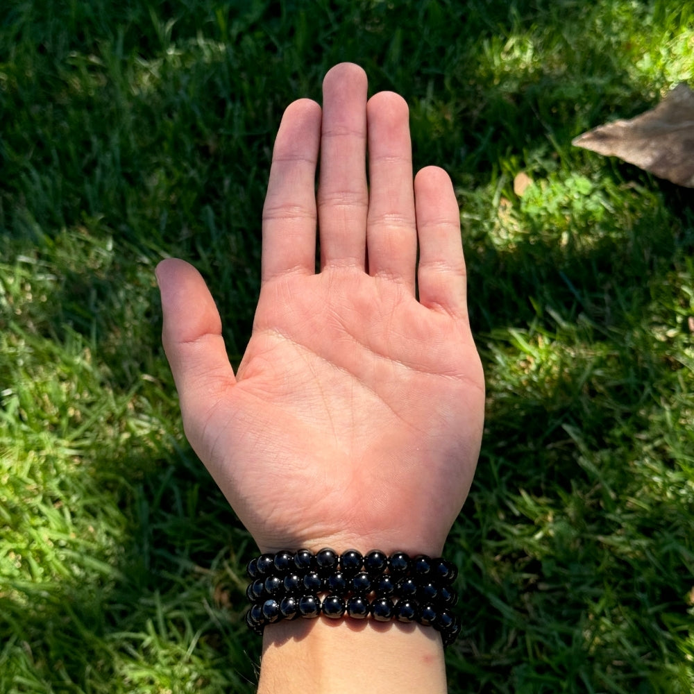 Obsidian Bracelet 8mm | Earths Elements