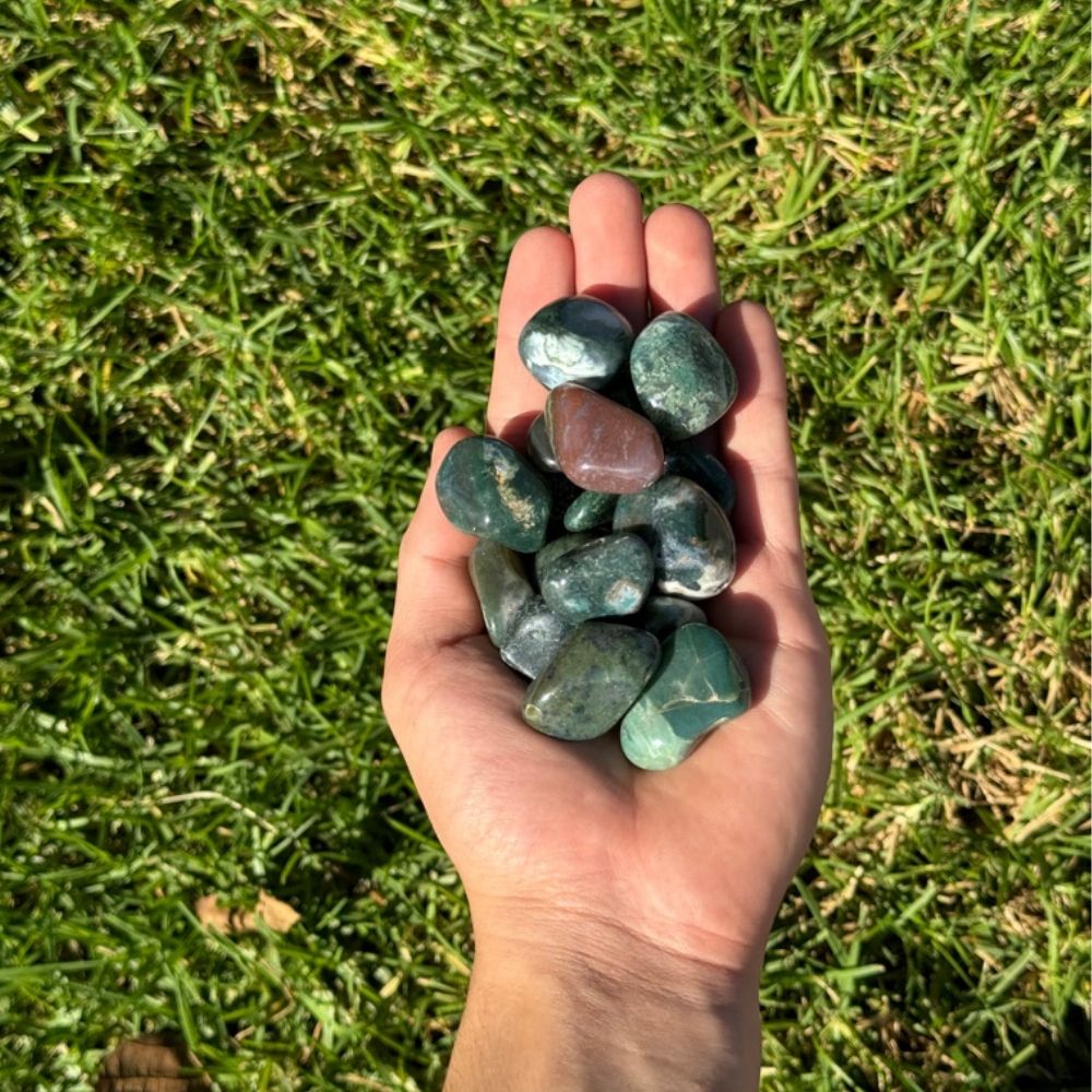 Moss Agate Tumbled | Earths Elements