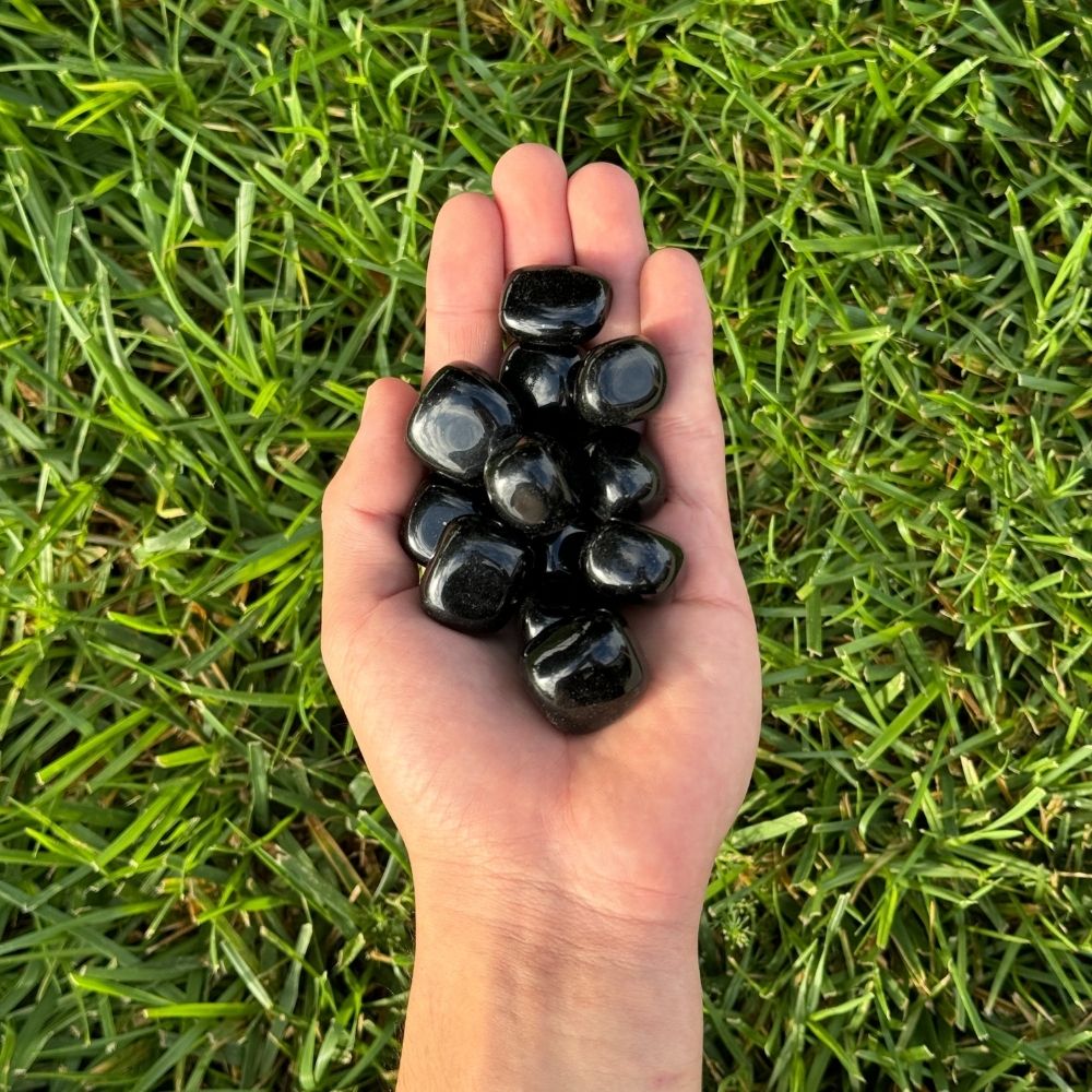 Black Obsidian Tumbled | Earths Elements