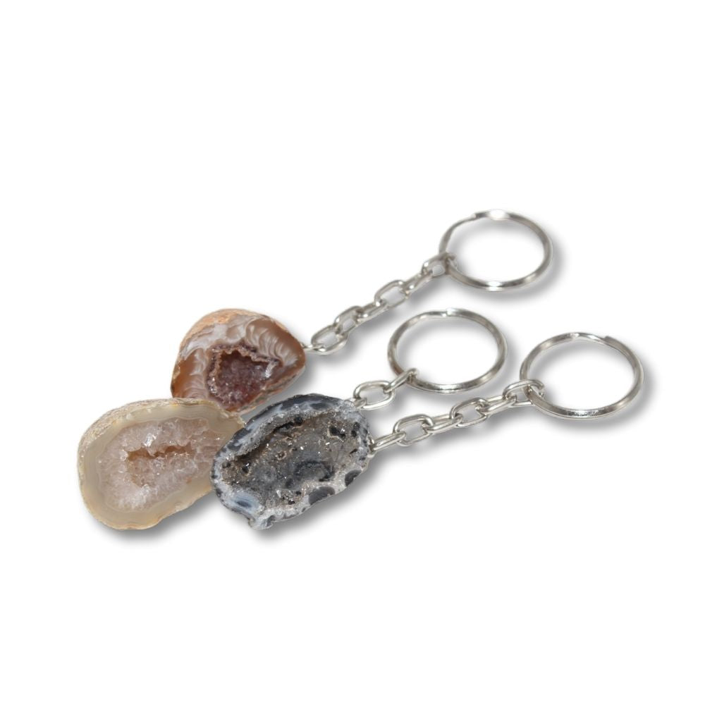 Agate Geode Keychain | Earths Elements