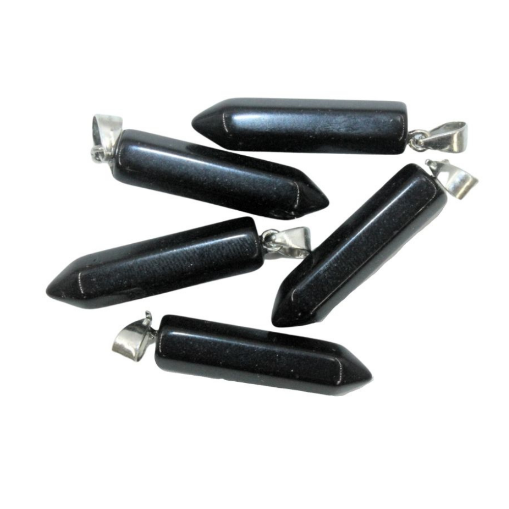 Black Obsidian Point Pendant | Earths Elements