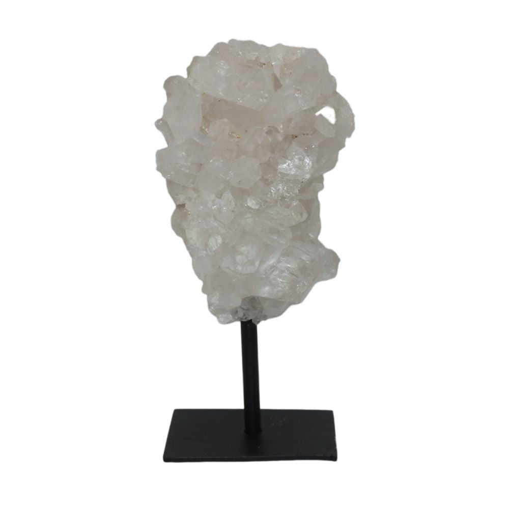 Clear Quartz Cluster on Stand | Earths Elements