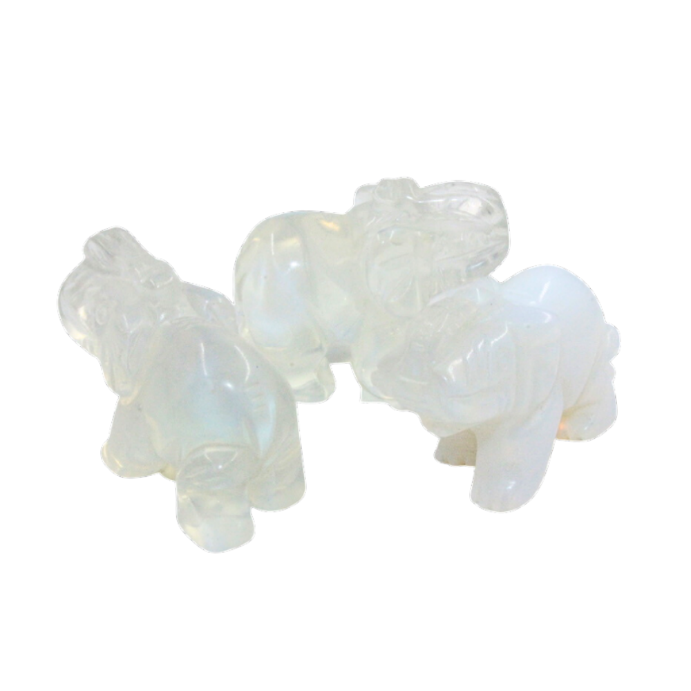 Crystal Elephant - Clear Quartz Large | Earths Elements