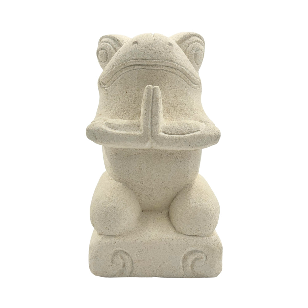 Statue - Praying Frog, Medium | Earths Elements