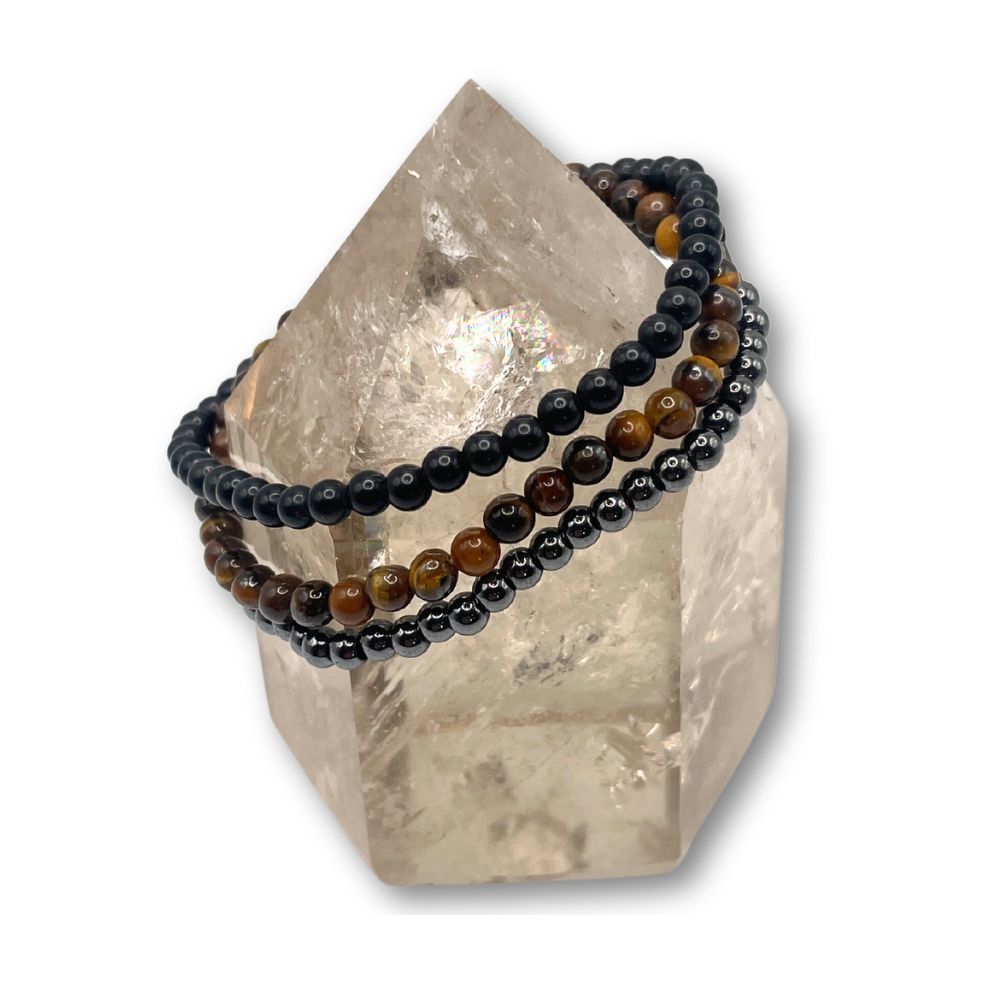 Protection - Intention Bracelet Set - 4mm | Earths Elements
