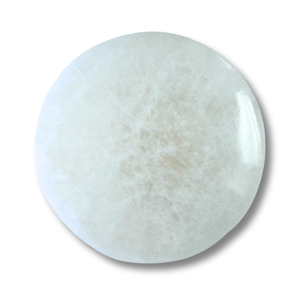 Selenite Coaster Plain | Earths Elements