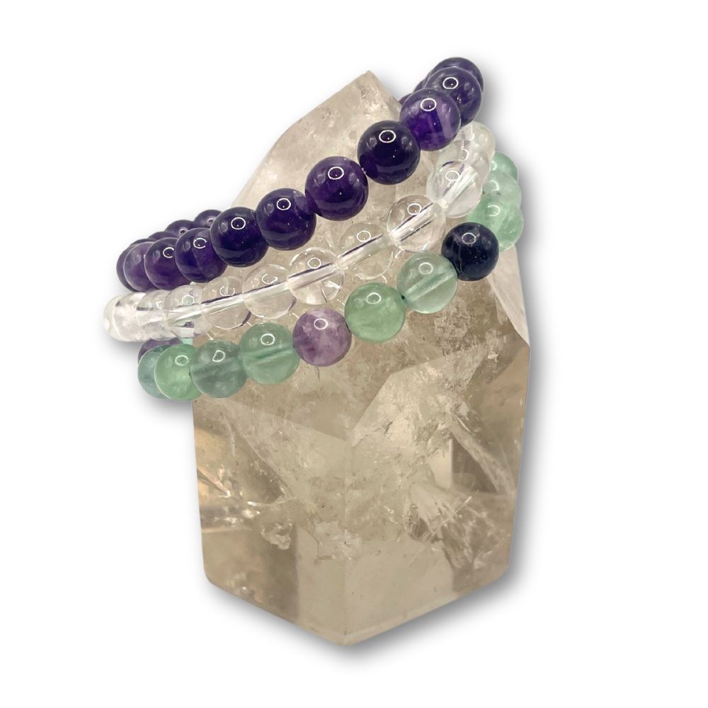 Spirituality - Intention Bracelet Set- 8mm | Earths Elements