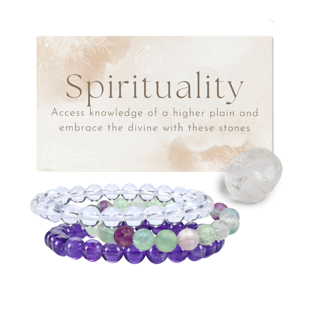 Spirituality - Intention Bracelet Set- 8mm | Earths Elements