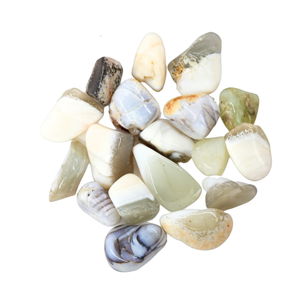 White Opal Tumbled | Earths Elements