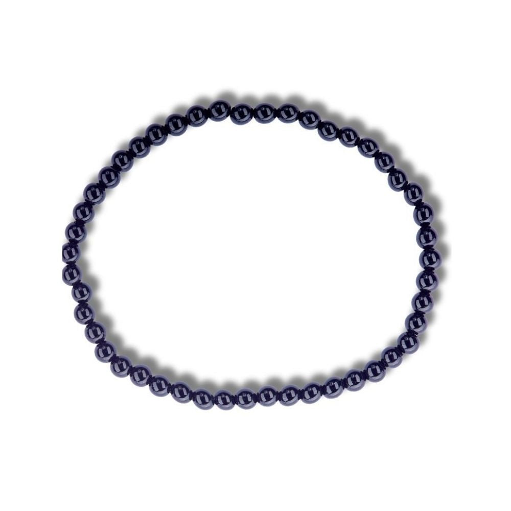 Obsidian Mini Bracelet 4mm | Earths Elements