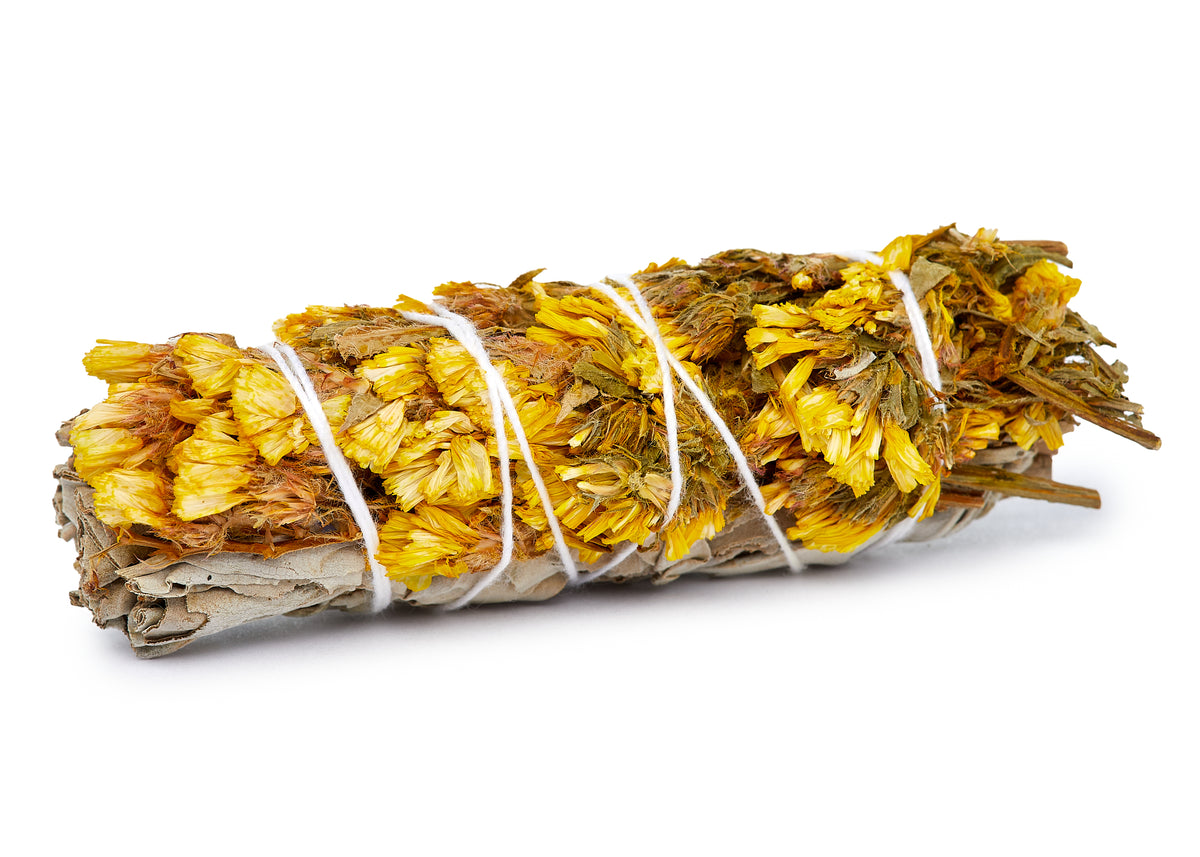 Yellow Sinvata Flower Sage | Earths Elements